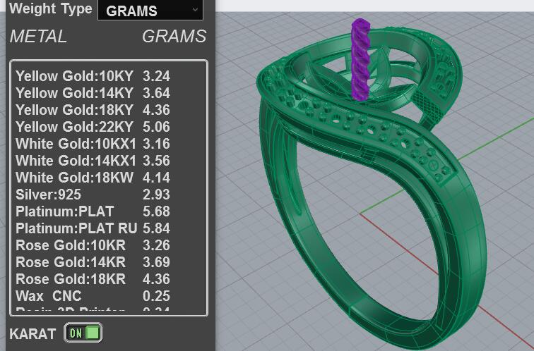 Exquisite 9.5mm pearl proposal ring 3d model for Designers